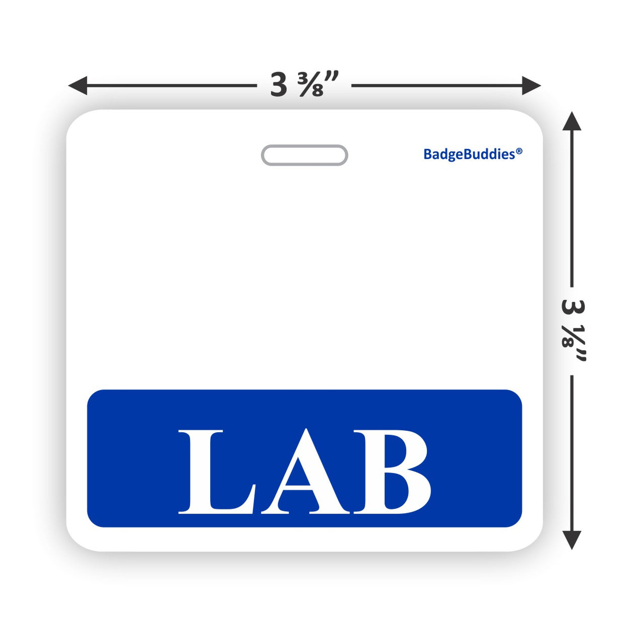 LAB Horizontal Badge Buddy for Laboratory — BadgeBuddies
