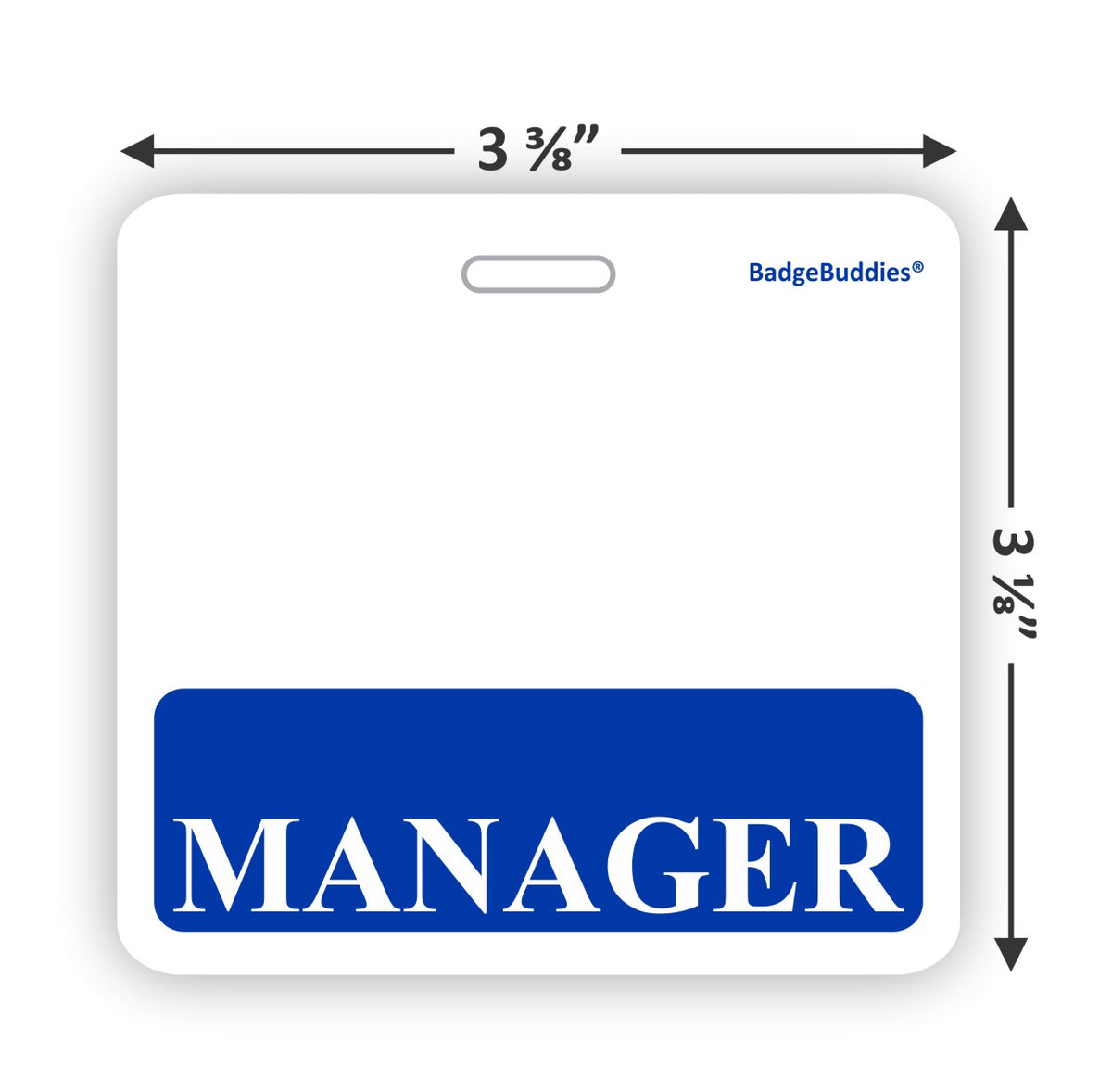 Manager Horizontal Badge Buddy — BadgeBuddies