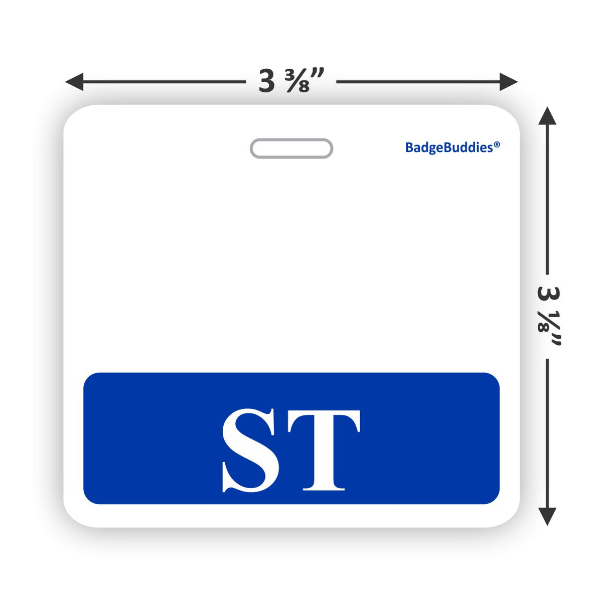ST Horizontal Badge Buddy for Surgical Technicians — BadgeBuddies