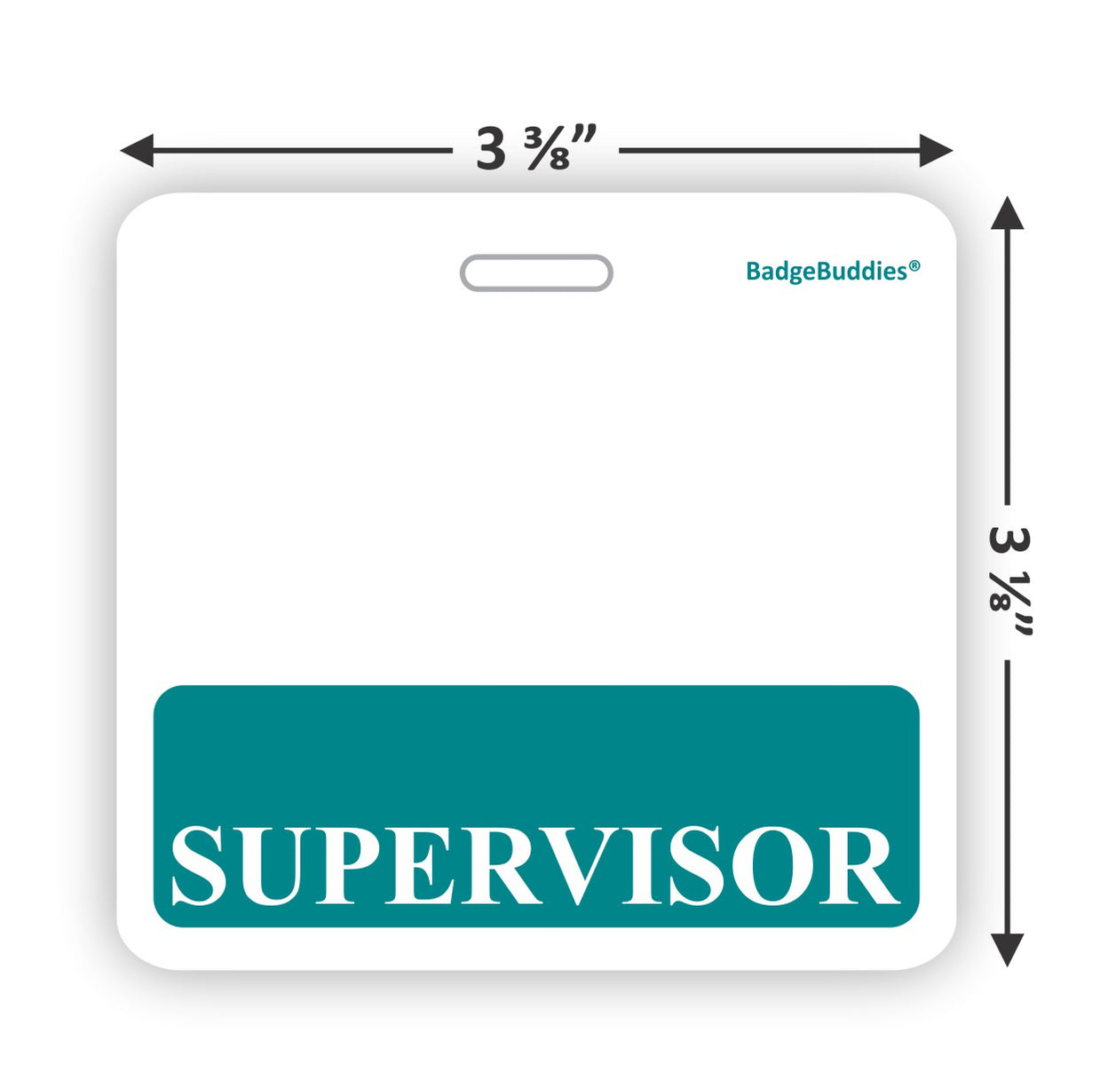 Supervisor Horizontal Badge Buddy — BadgeBuddies