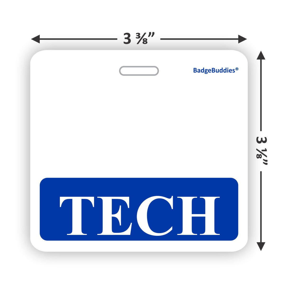 TECH Horizontal Badge Buddy for Technician — BadgeBuddies